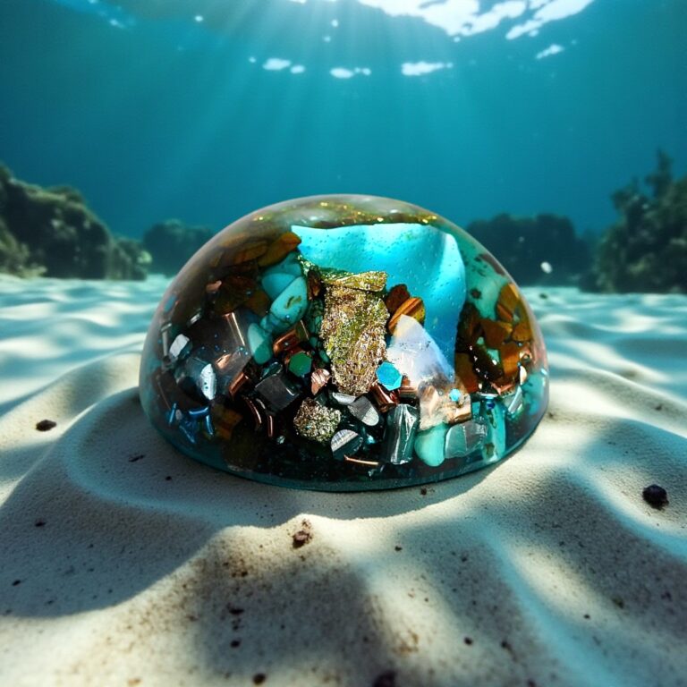 Demi sphère Océan | Les Orgonites