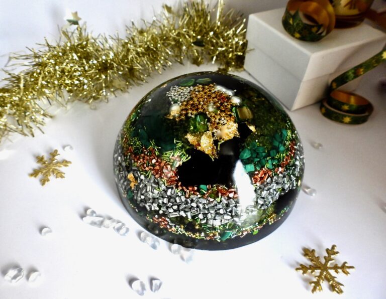 Demi sphère orgonite Humanité | Les Orgonites